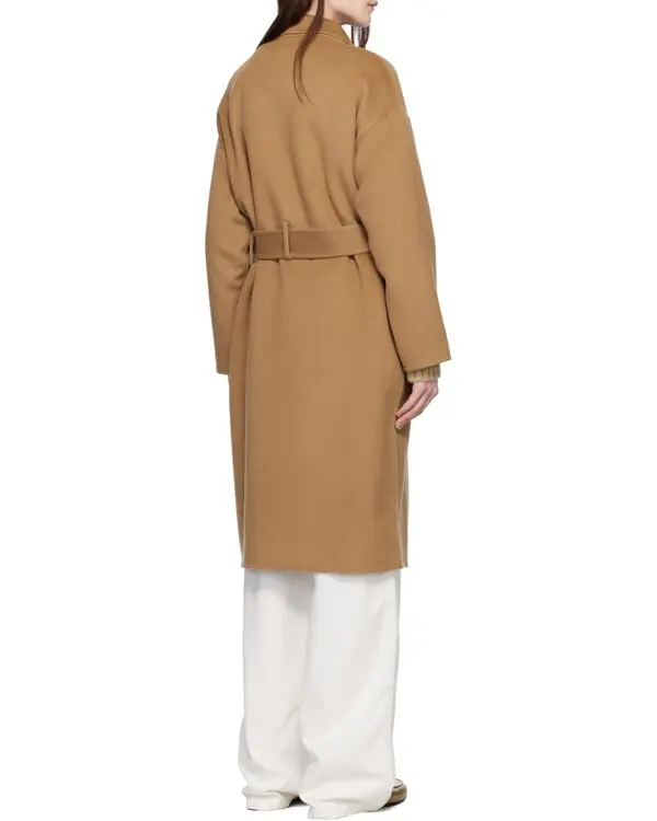ANINE BING Dylan Belted Double-breasted Coat