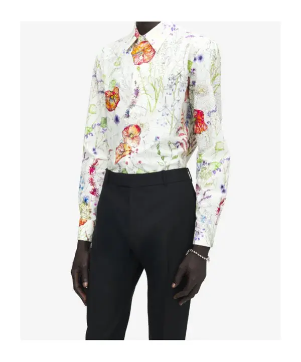 Alexander McQueen Meadow Floral Printed Shirt