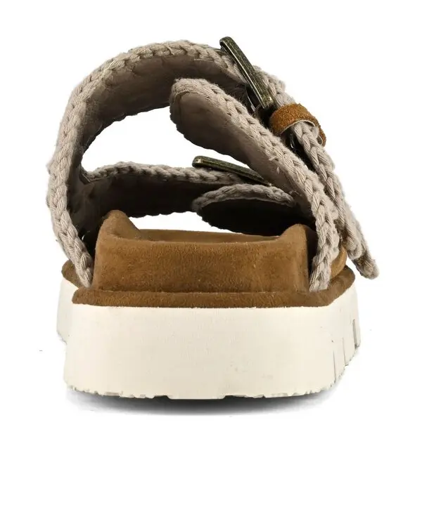 Mou Bio Sandals With Crochet Detailing