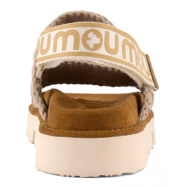 Mou Bio Logo Strap Platform Sandals