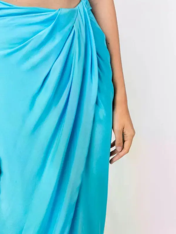 Gauge81 Draped Silk Maxi Skirt