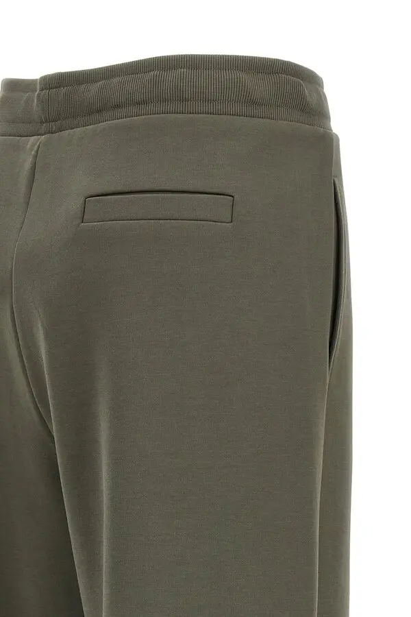 Max Mara Bali Wide Leg Drawstring Pants - Khaki