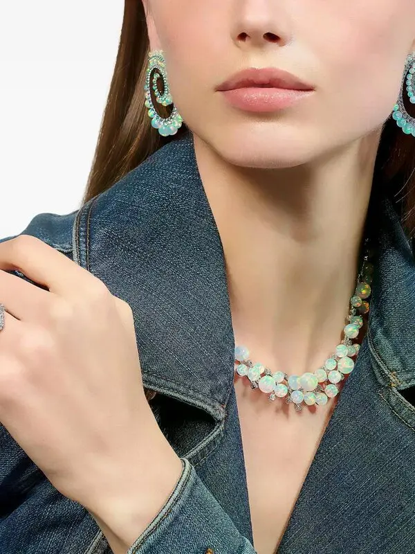 ANABELA CHAN Diamond And Opal Necklace
