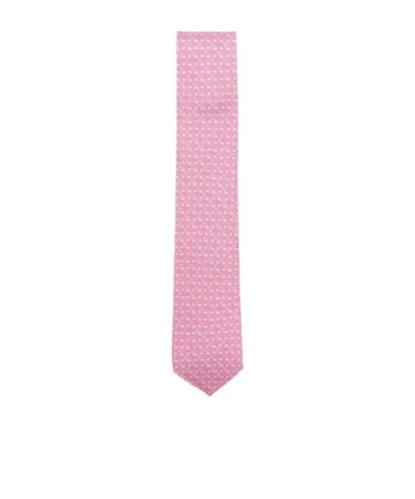 FERRAGAMO Printed Tie - Rosa
