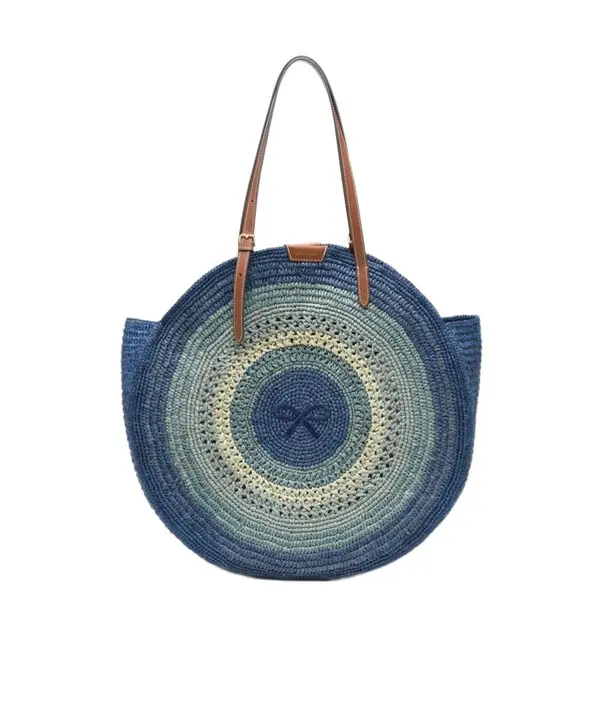 ANYA HINDMARCH Woven Shoulder Bag With Appliqué Detail