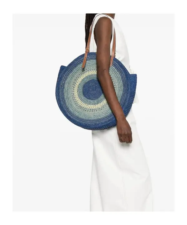 ANYA HINDMARCH Woven Shoulder Bag With Appliqué Detail