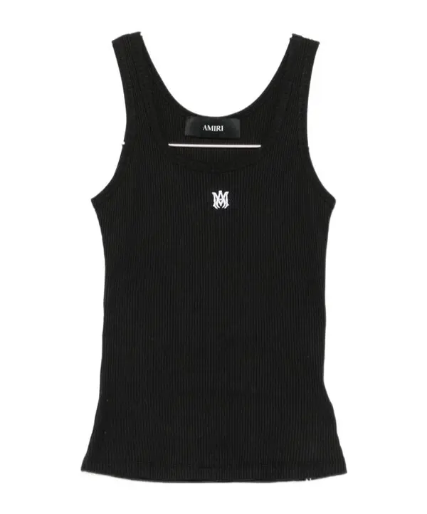 Amiri Logo Embroidered Scoop Neck Tank Top