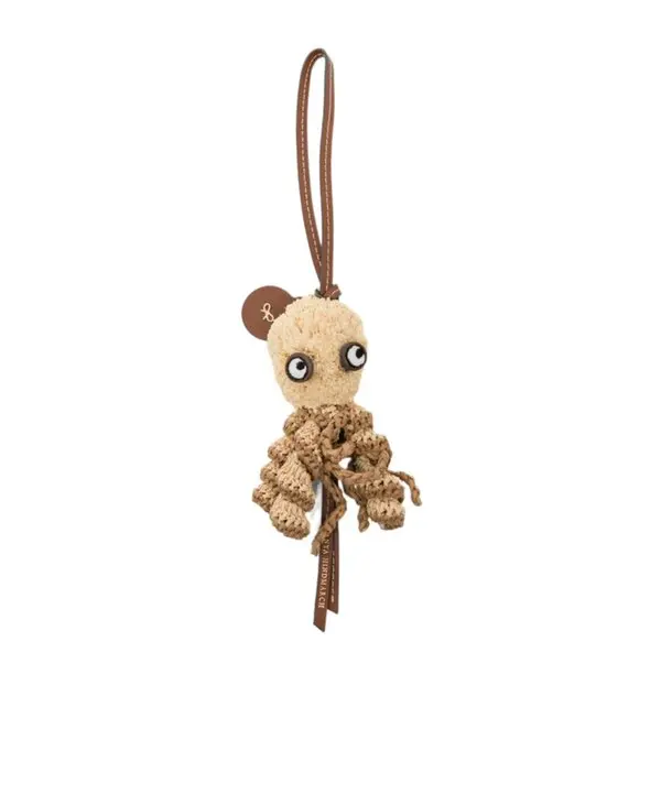 ANYA HINDMARCH Keyring - Beige