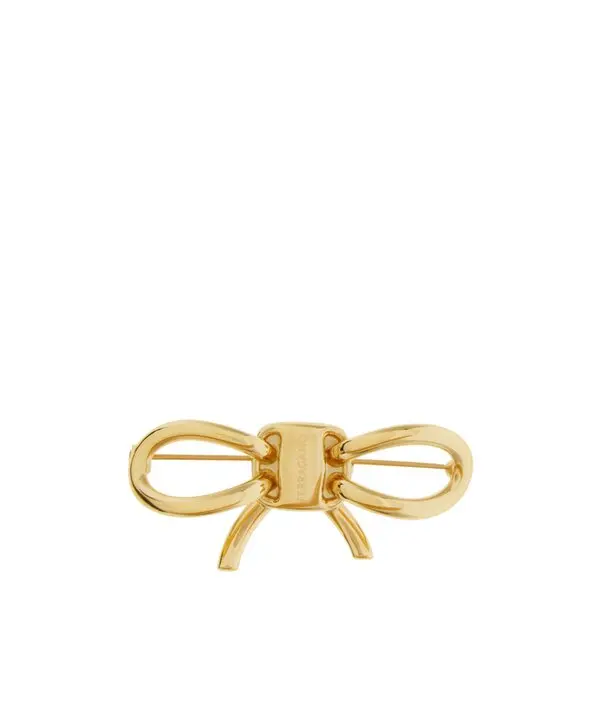 FERRAGAMO Vara Bow Brooch - Gold