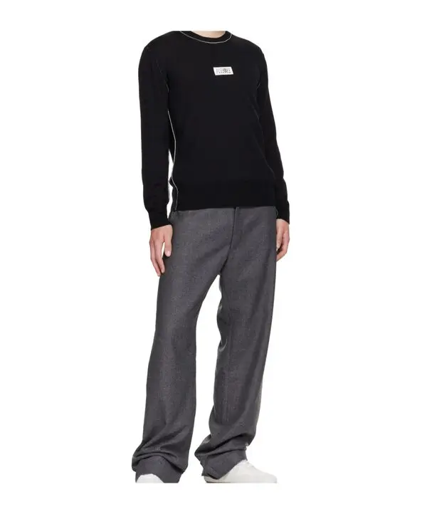 MAISON MARGIELA Tailored Trousers With Raw Edge Hem