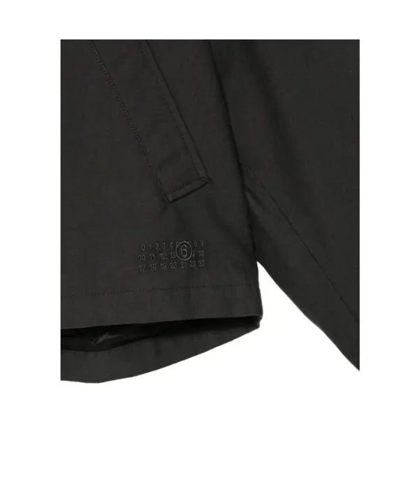 MAISON MARGIELA Logo Embroidered Concealed-fastening Jacket