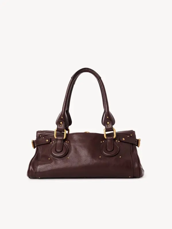 Chloé Paddington Shoulder Bag - Garnet Red