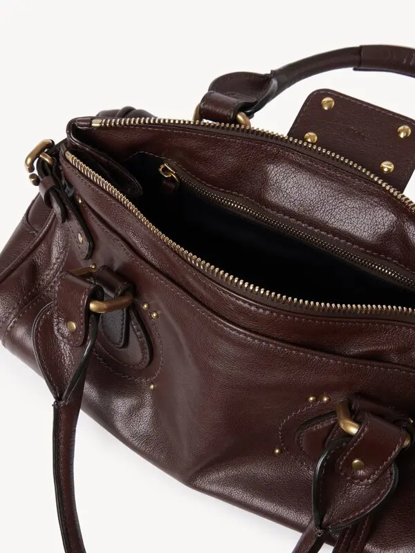 Chloé Paddington Shoulder Bag - Garnet Red