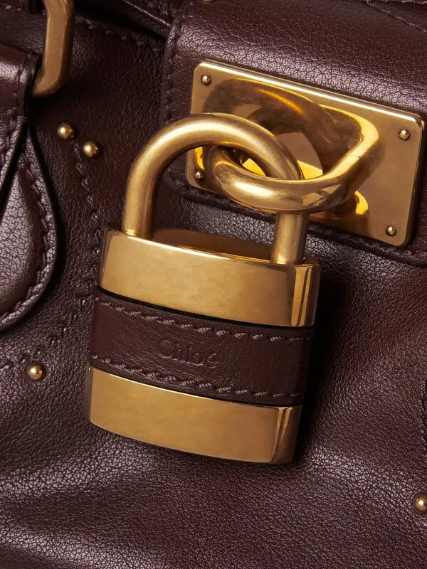 Chloé Paddington Shoulder Bag - Garnet Red