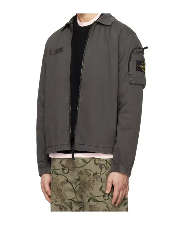 Stone Island Logo-patch Zipped Jacket