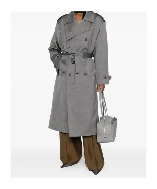 THE FRANKIE SHOP Long-sleeved Trench Coat
