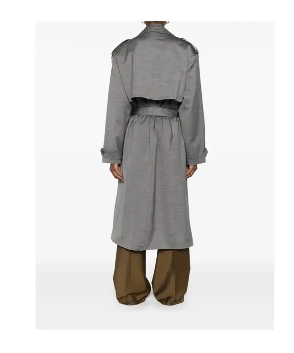 THE FRANKIE SHOP Long-sleeved Trench Coat