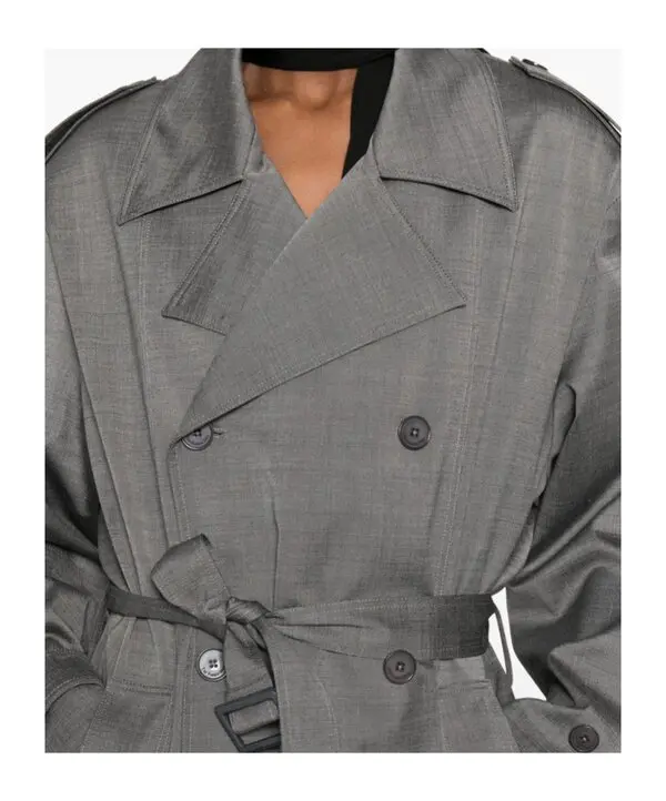 THE FRANKIE SHOP Long-sleeved Trench Coat