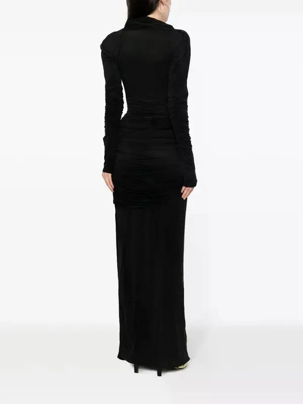 Gauge81 Elos Draped Maxi Dress
