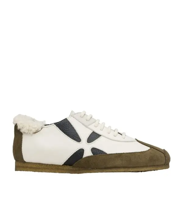 STEFAN COOKE Slashed Trainer Lace-up Sneakers