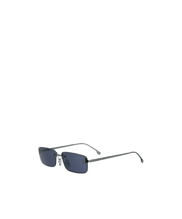 Fendi Rectangular Frame Sunglasses - Gray