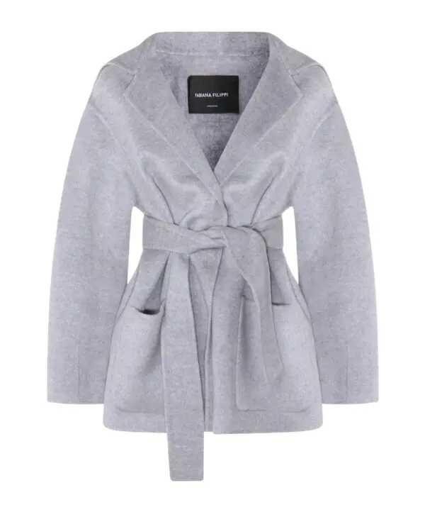 Fabiana Filippi Belted Wool Coat