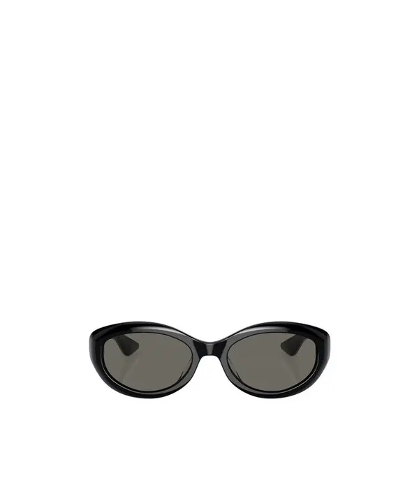 Oliver Spencer 1969 Oval Sunglasses - Black