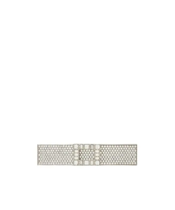 ROGER VIVIER Très Vivier Hair Clip - Silver