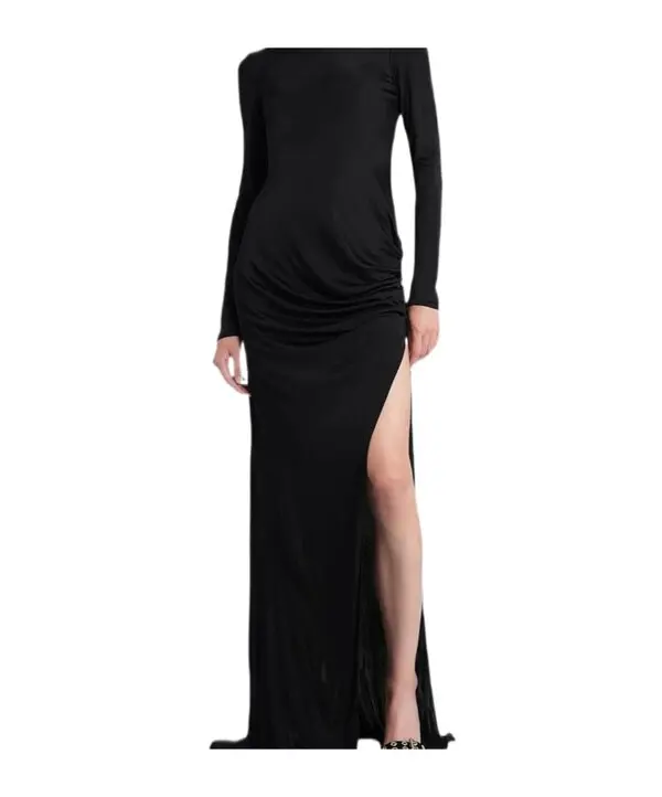 Giuseppe Di Morabito Draped Maxi Dress With Crystal Details