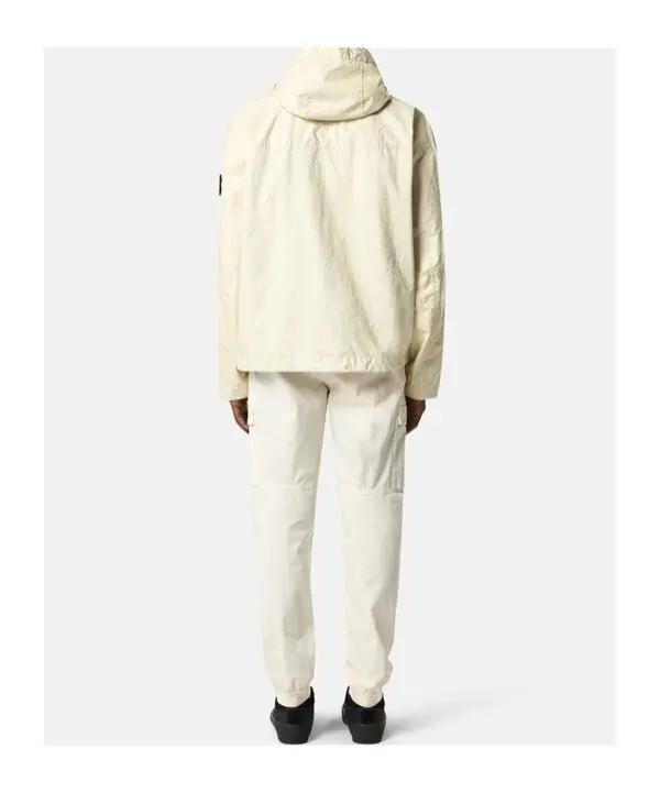Stone Island Logo Patch Zip-up Bomber Jacket