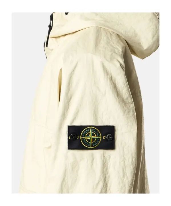 Stone Island Logo Patch Zip-up Bomber Jacket