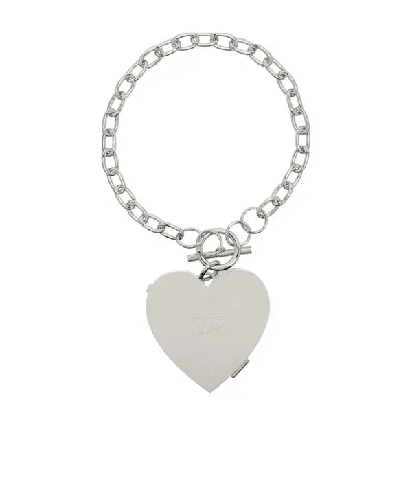 Vaquera X D'heygere Heart Pendant Necklace - Silver