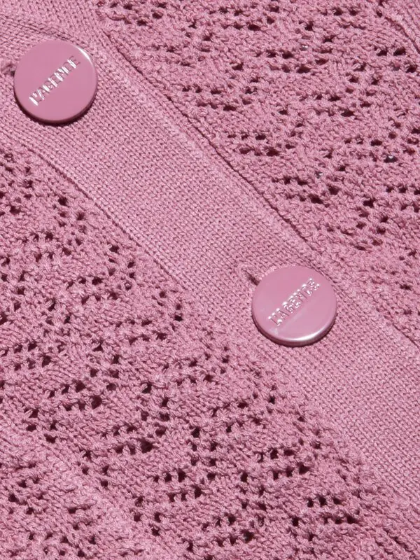 L'Agence Orla Pointelle Knit Cardigan