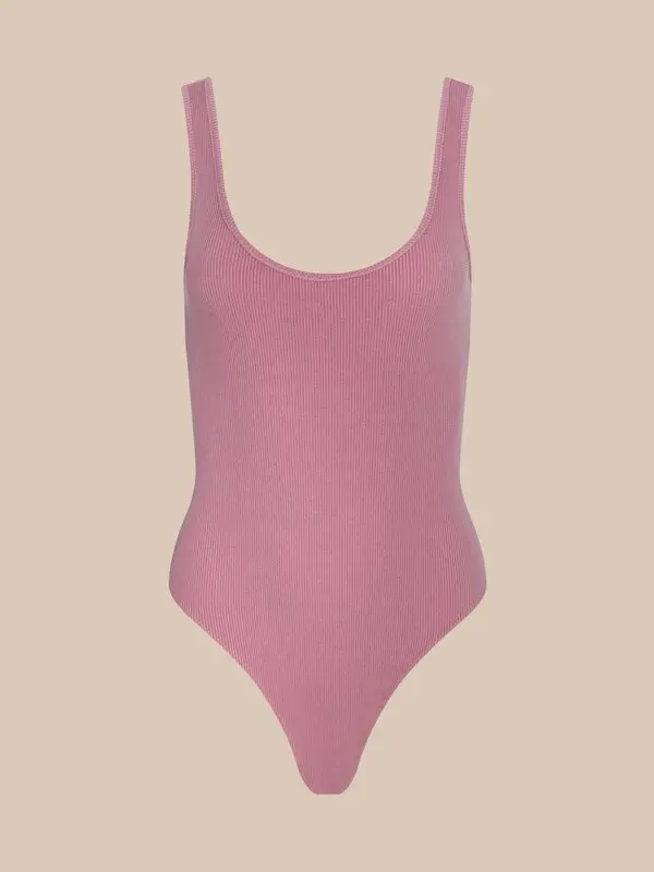 L'Agence Nica Scoopneck Bodysuit - Lilas
