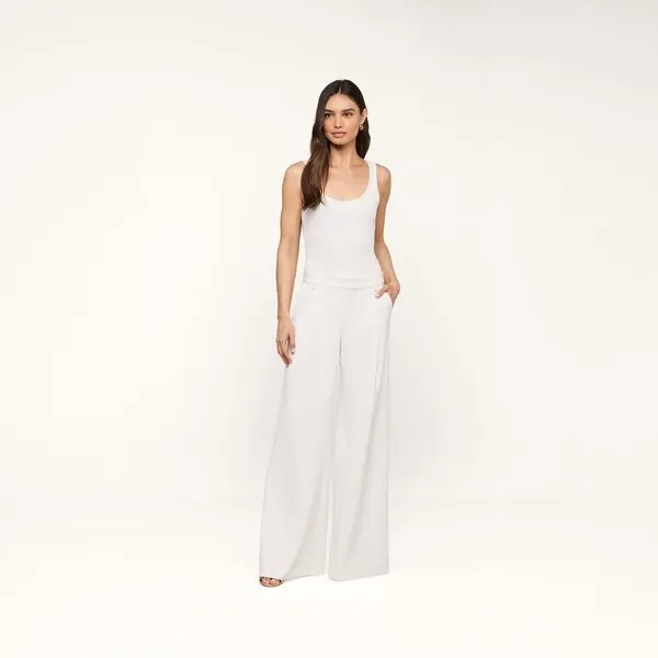 L'AGENCE Allanah Trouser - White