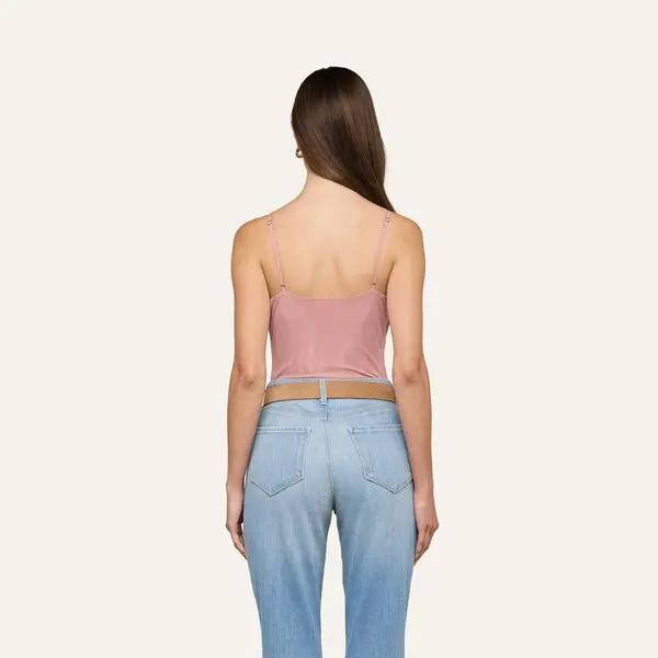 L'Agence Gelina Mesh Bodysuit - Lilas