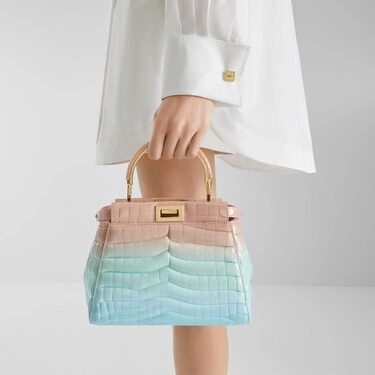 Fendi Peekaboo Mini Crocodile Bag