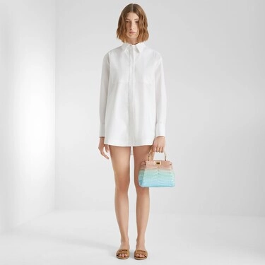 Fendi Peekaboo Mini Crocodile Bag