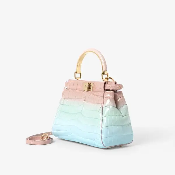 Fendi Peekaboo Mini Crocodile Bag