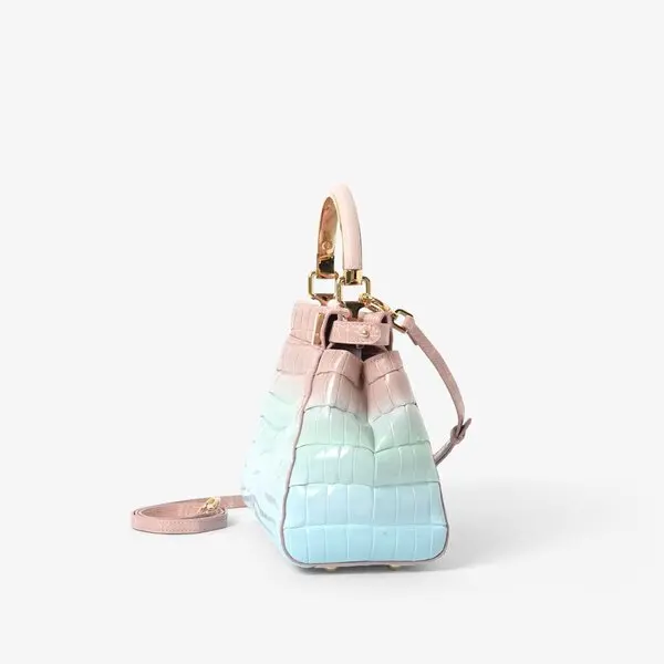 Fendi Peekaboo Mini Crocodile Bag