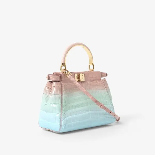 Fendi Peekaboo Mini Crocodile Bag