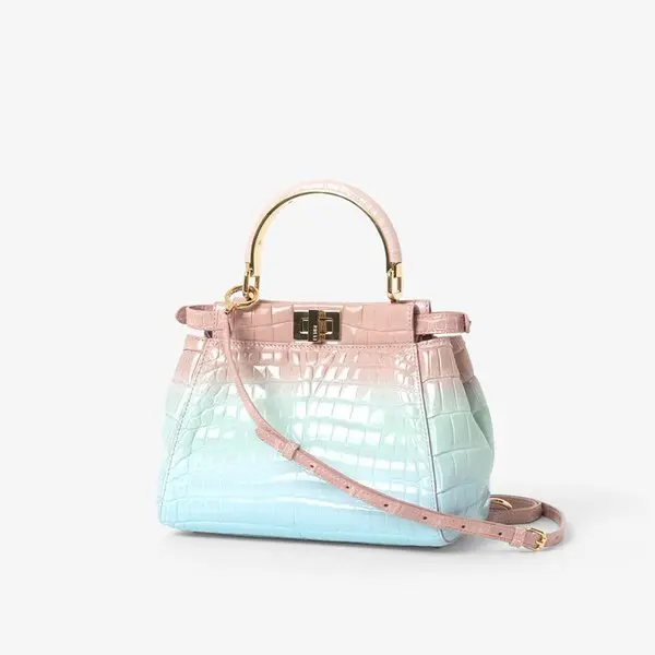 Fendi Peekaboo Mini Crocodile Bag