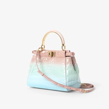 Fendi Peekaboo Mini Crocodile Bag