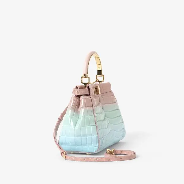 Fendi Peekaboo Mini Crocodile Bag