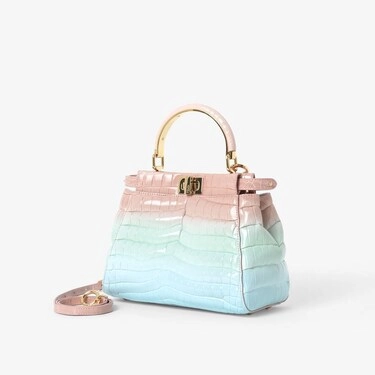 Fendi Peekaboo Mini Crocodile Bag