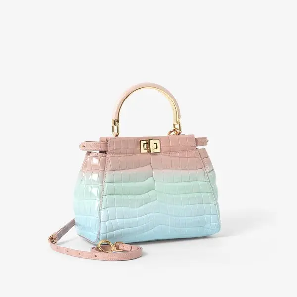 Fendi Peekaboo Mini Crocodile Bag