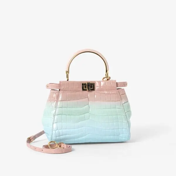 Fendi Peekaboo Mini Crocodile Bag