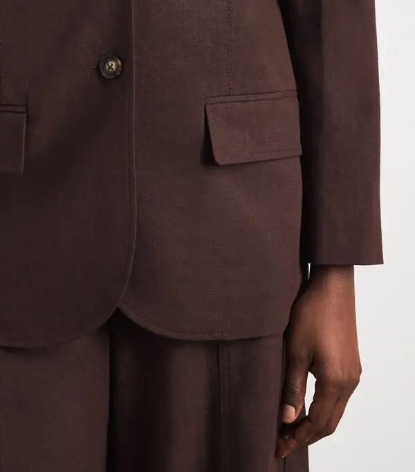 ME+EM Icon Linen-blend Blazer