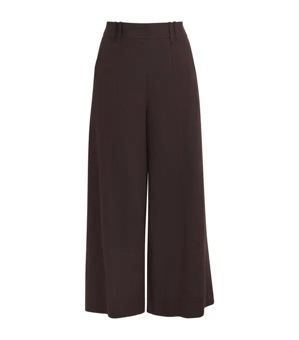 ME+EM Cropped Wide-leg Trousers