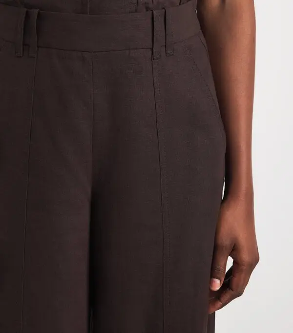ME+EM Cropped Wide-leg Trousers